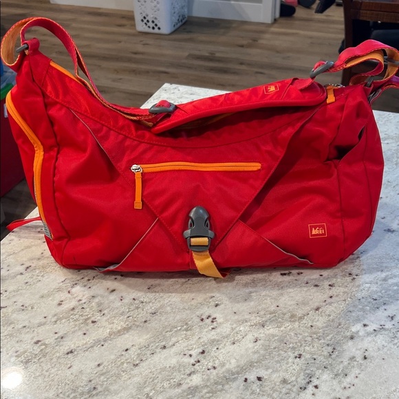 REI | Bags | Rei Red And Orange Crossbody Bag | Poshmark